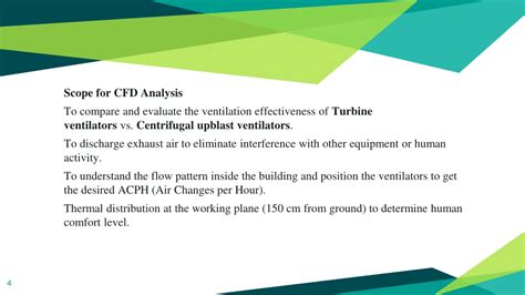 Ppt Power Of Cfd Simulation To Predict Ventilation Behavior In Manufacturing Units Powerpoint