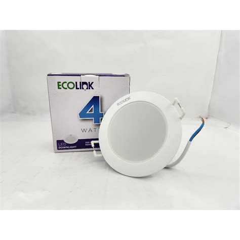 Putih Ecolink Downlight Led 4w Cool White Ecolink Ceiling Lamp 4w