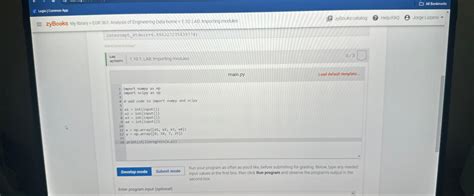 Zybooks My Library Egr 361 Analysis Of