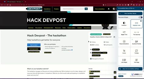 Accessible Devpost Devpost