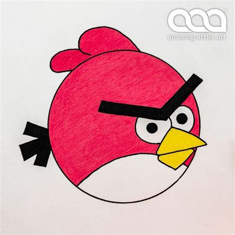 Angry Bird Drawing Bird Drawings Drawing Reference Drawings