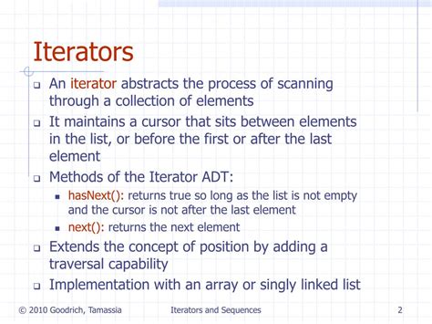 Ppt Iterators And Sequences Powerpoint Presentation Free Download Id3928611