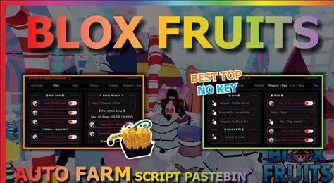 How Use Blox Fruits Script Pastebin 2024 No Key Auto Farm Auto Sea Event Rainfruit