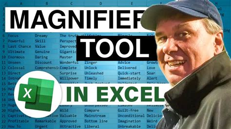 Excel Magnification Magic Magnifier In Excel Episode 2224 Youtube