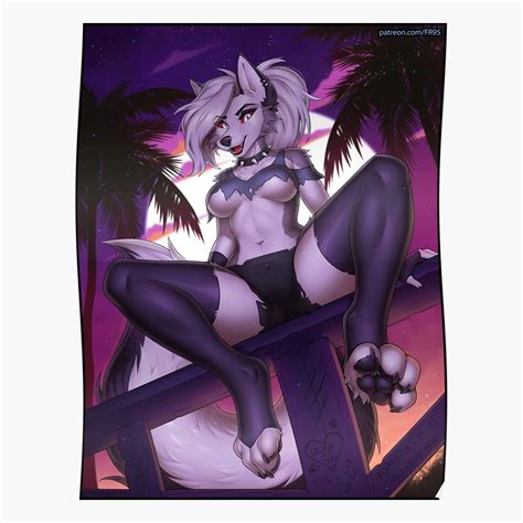 So Sexy Loona Poster Helluva Boss Loona Poster Aesthetic Wall