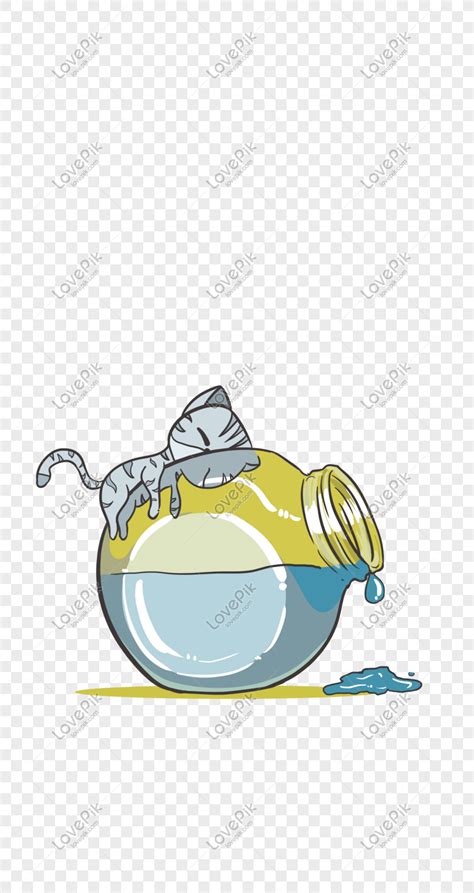 손으로 그린 만화 별자리 물병 자리 Png 일러스트 무료 다운로드 Lovepik