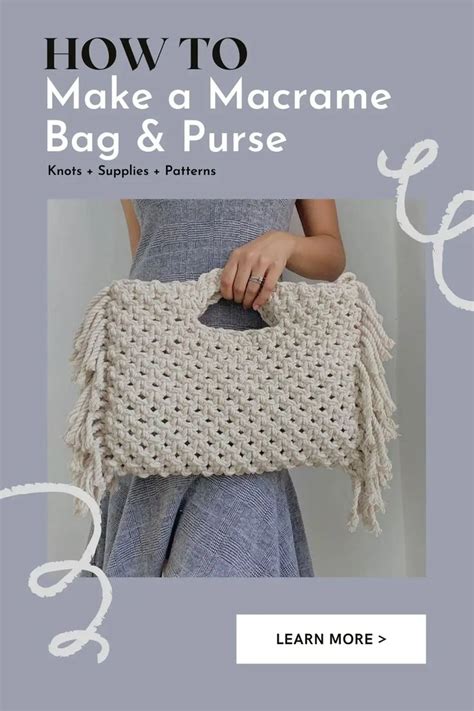 How To Make A Macrame Bag