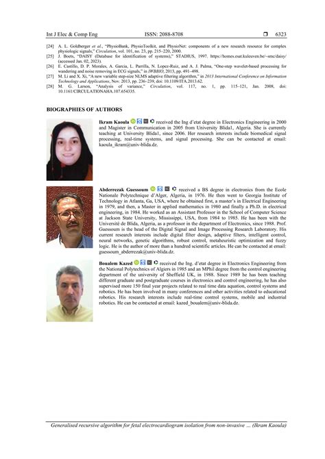 Generalized Recursive Algorithm For Fetal Electrocardiogram Isolation