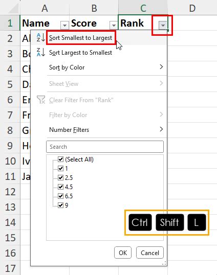 10 Ways To Rank In Microsoft Excel How To Excel