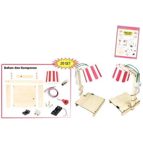 penghasilan projek rbt model lampu meja mini shopee malaysia