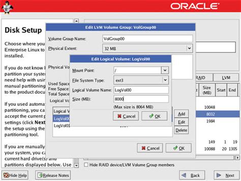 oracle base oracle enterprise linux 4 5 installation