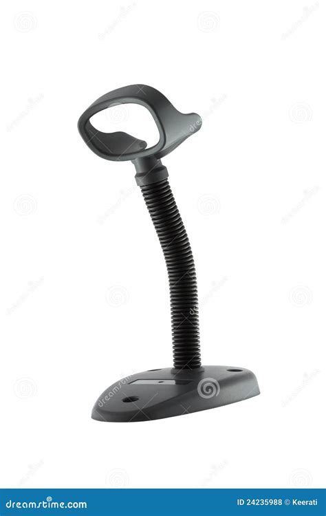 Base Of Barcode Scanner Stock Photo Image Of Black Industry