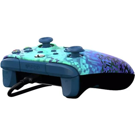 Pdp Wired Controller Rematch Glitch Green Xbox Pc Brloh Sk