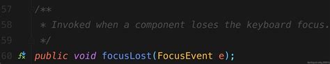 Javaswing81焦点事件及其监听器 Focusevent、focuslisteneraddfocuslistener Csdn博客