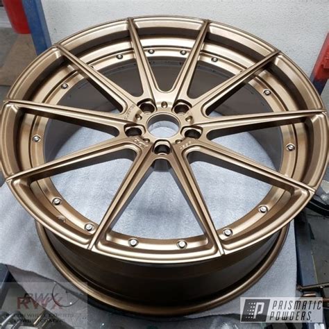 Wheel Featuring Highland Bronze Prismatic Powders