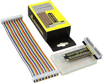 Amazon Com KEYESTUDIO GPIO Breakout Kit For Raspberry Pi Assembled Pi Breakout Rainbow