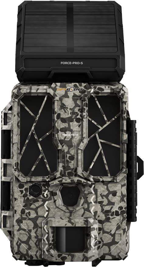 Spypoint Flex S Solar Outdoor Cellular Trail Camera Integrated Solar Panel No