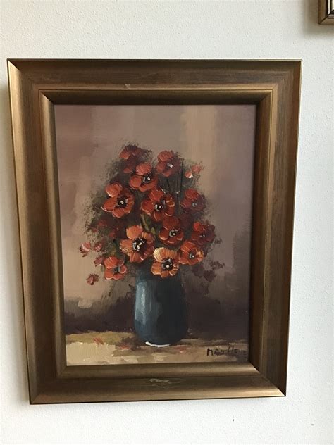 Niet Of Onleesbaar Gesigneerd Vaas Met Bloemen Verkocht Kunstveilingnl