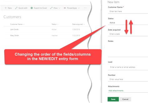 How To Change The Order Of Columns In A SharePoint List Or Library