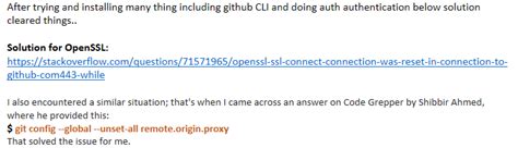 openssl ssl connect connection reset by peer in connection to api