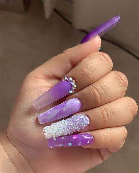 25 Violet Nail Designs That Will Surely Draw Attention