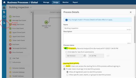 Start Event Business Process Laserfiche Answers