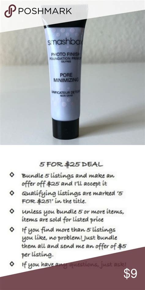 5 For 25 Smashbox Pore Minimizer Face Primer