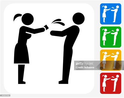 Relationship Problems Icon Flat Graphic Design High Res Vector Graphic