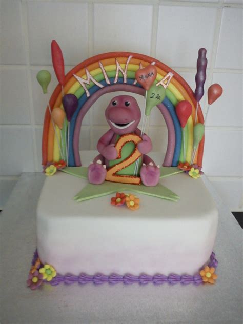 Barney Cake