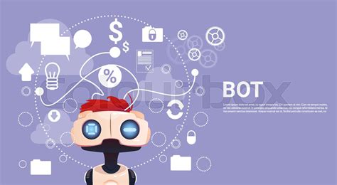 Free Chat Bot Robot Virtual Assistance Element Of Website Or Mobile