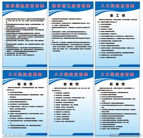 八大员岗位职责设计图其他广告设计设计图库昵图网