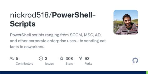 github nickrod518 powershell scripts powershell scripts ranging from sccm mso ad and other
