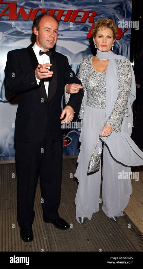 Fiona Fullerton And Husband Neil Shackell Arrive For World Premiere Of