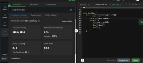 Gfg160 Geekstreak2024 Geeksforgeeks Womenintech Javaprogramming Anshi Patel