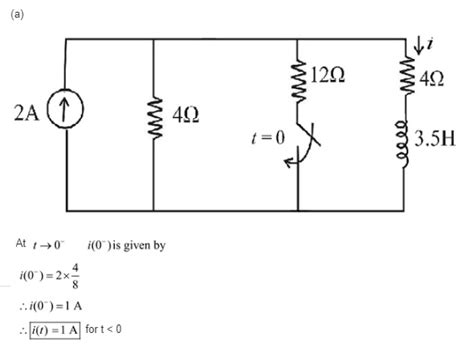 Solved Obtain The Inductor Current For Both T 0 In Each 1 Answer Transtutors