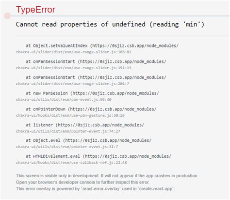 Rangeslider Throw Error Cannot Read Properties Of Undefined · Issue