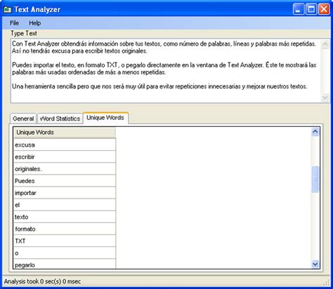 Text Analyzer Descargar