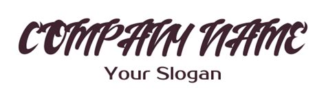 Playful Script Font Logo Template By