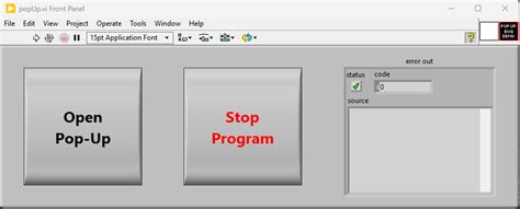 Solved Bug With Unresponsive Popup Subvi Ni Community
