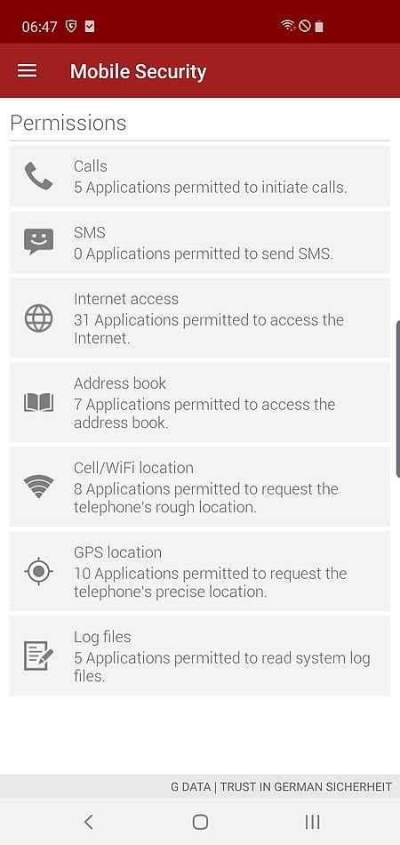 Mobile Security For Android Made In Germany G DATA