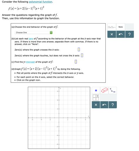 Solved Consider The Following Polynomial Function Chegg