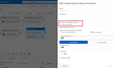 Adfs Azure Function Component Not Working With Self Hosted Integration