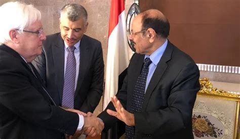 Un Special Envoy Meets With The Government Of Yemen In Riyadh To