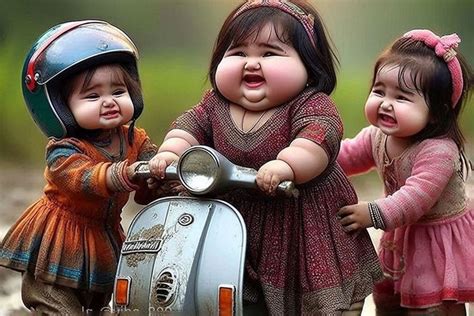 خاص ترین مدل های عکس پروفایل عروسکی دخترانه 3 دوست کیوت