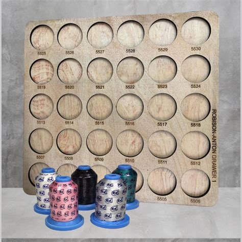 Robison Anton Embroidery Thread Storage Trays Thread Spool Organizers Embroidery Thread