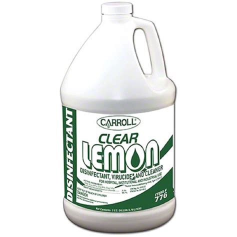 Carroll Clear Lemon Disinfectant Gallon A77628000 Acme Tools