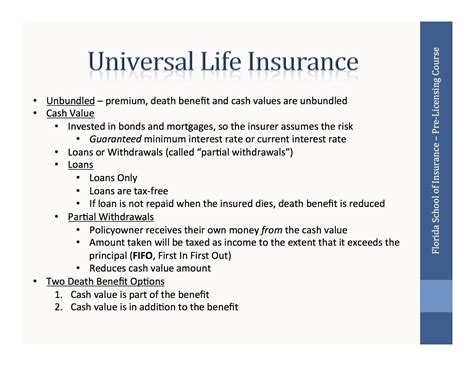 Universal Life Insurance Policy