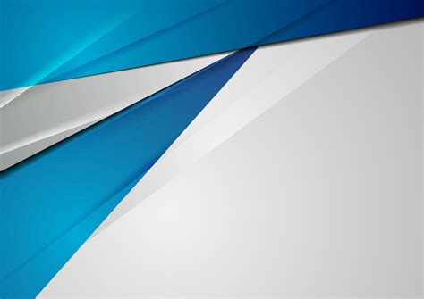 Blue And Grey Glossy Corporate Abstract Background 27196037 Vector Art