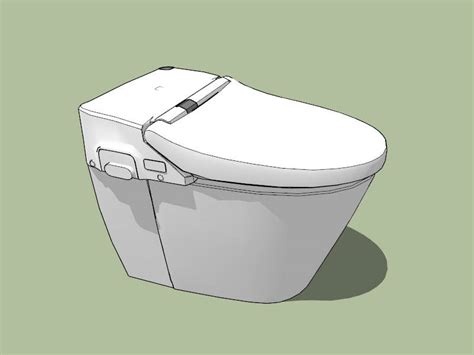Smart Toilet Sketchup 3d Model Skp File Download Sketchupbox