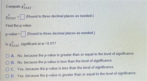 Solved Use The Following Contingency Table To Complete A Chegg